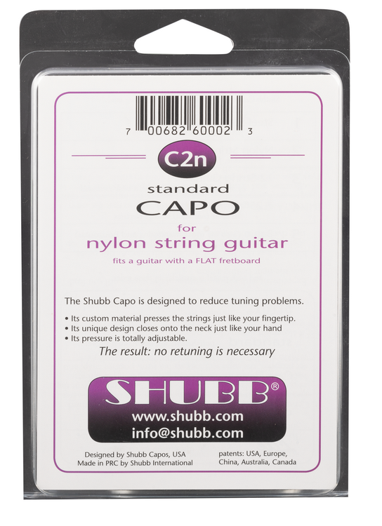 CEJILLA SHUBB C2N MODELO C NÍQUEL CLÁSICA - Escuela de Guitarra ...
