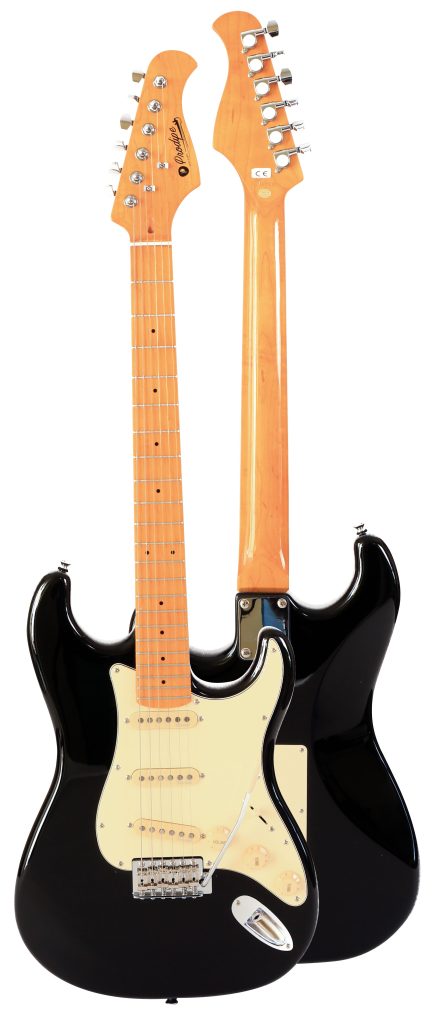 GUITARRA ELÉCTRICA PRODIPE SERIE ST80-MA STRATOCASTER NEGRA - Escuela ...